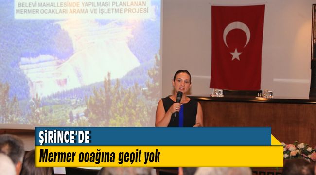 Şirince'de Yapımı Planlanan Mermer Ocağına Geçit Yok Şirince'de Yapımı Planlanan Mermer Ocağına Geçit Yok